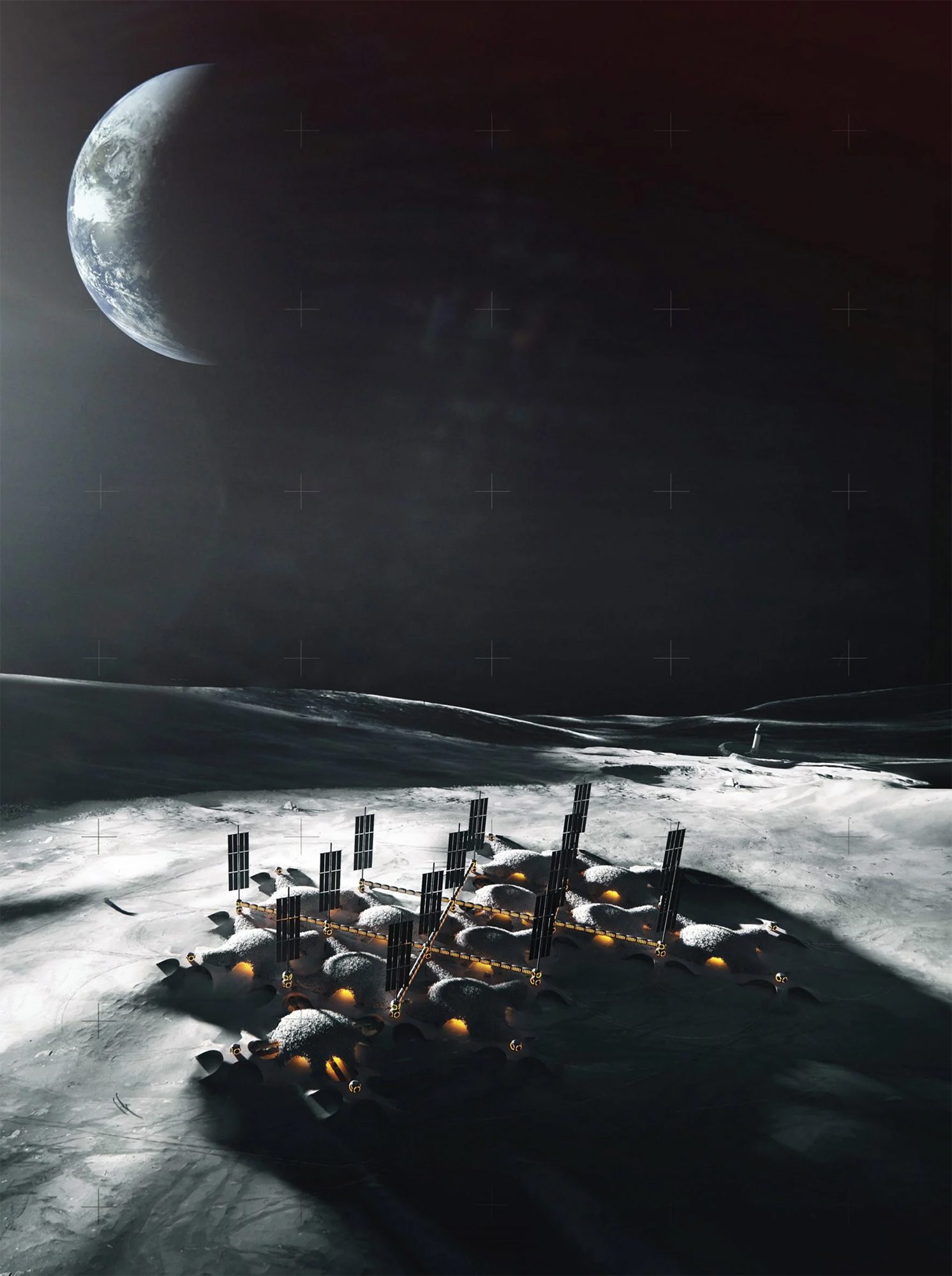 Lunar Habitat Masterplan - hube magazine