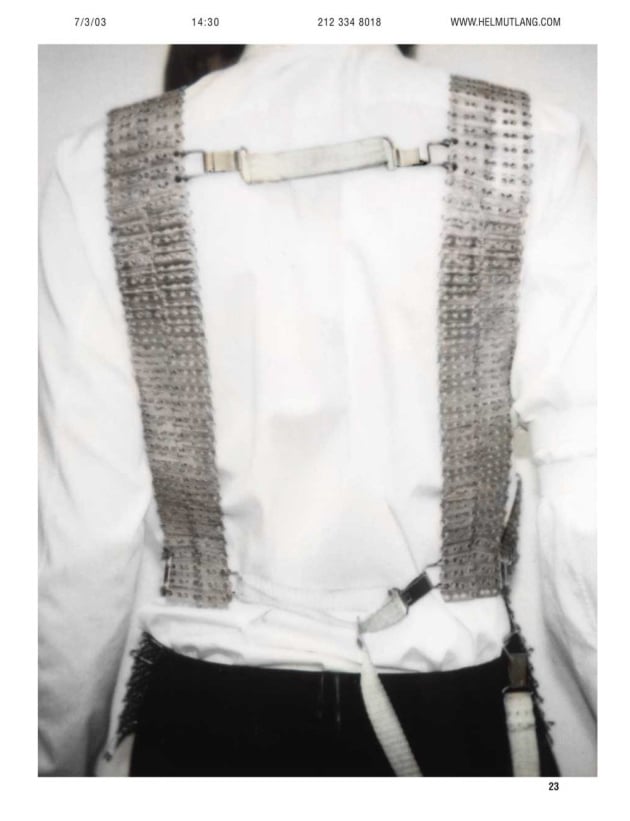 The language of clothing: exploring Helmut Lang’s Archive at the MAK ...